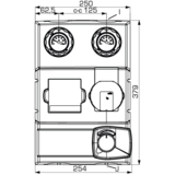 ESBE | GBA200, Circulation unit, Bivalent function